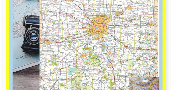 Map of Indiana Large Detailed Roads and Highways, Map of Indiana State ...