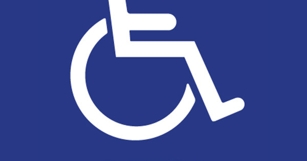 ADA Compliant Accessible Symbol Men Restroom Wall Sign